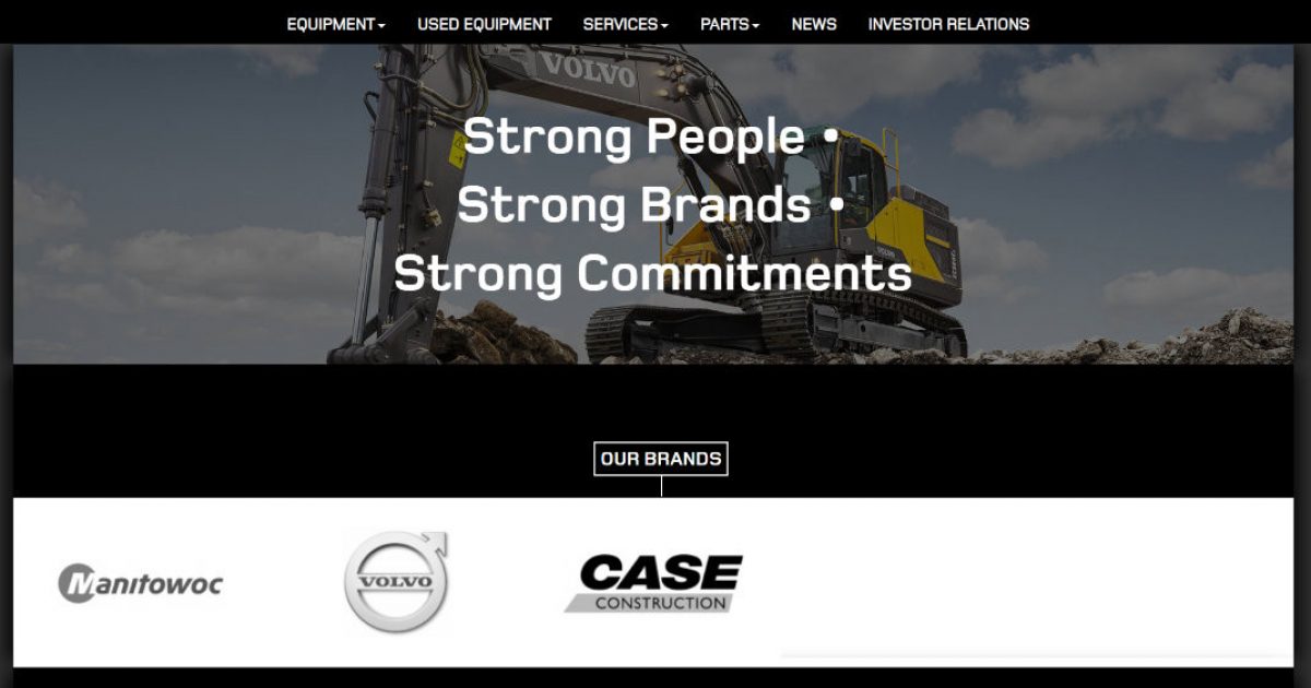 Strongco Website Rebuild | Caffeine Creations
