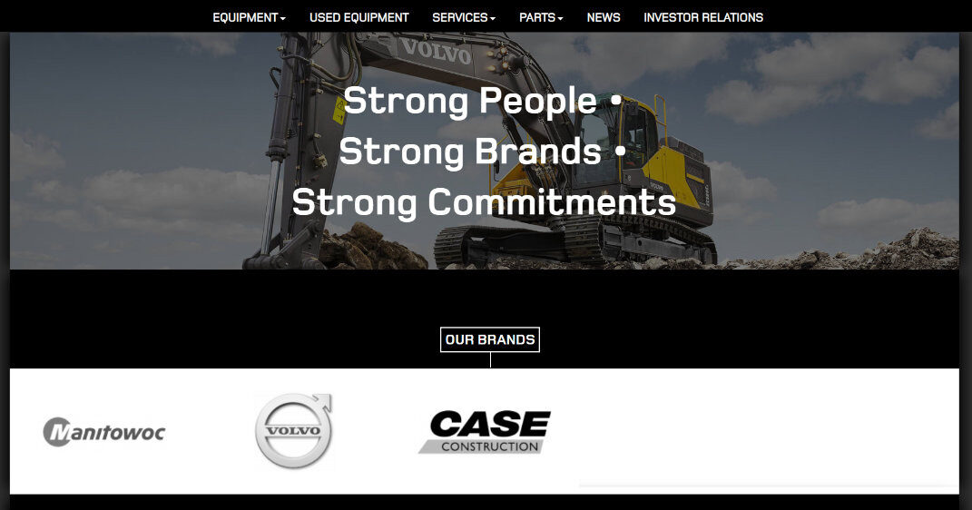 Strongco Website Rebuild | Caffeine Creations